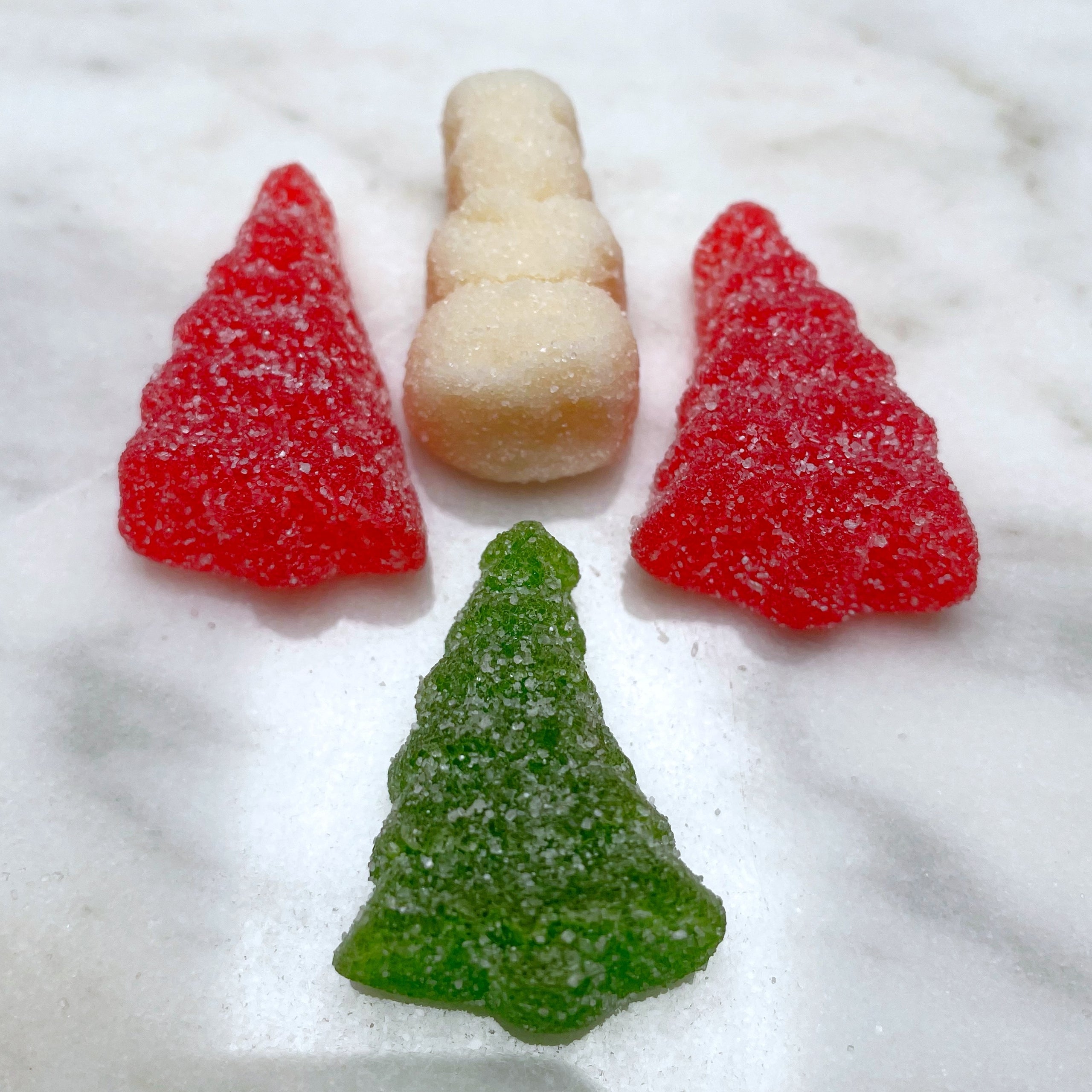 Gummy Christmas Trees and Snowmen | Charm City Chocolate